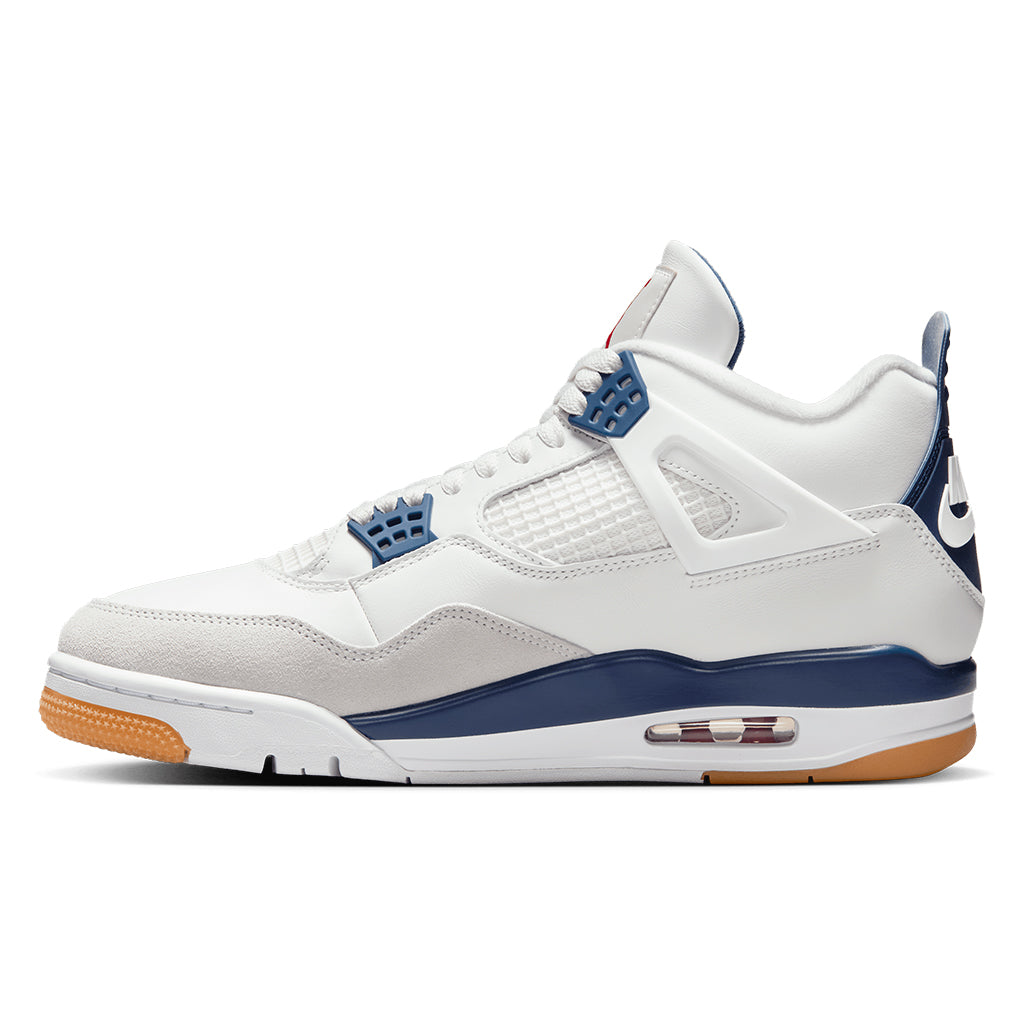 Nike SB x Air Jordan 4 Summit White/White-Navy-Neutral Grey DR5415-100 ...