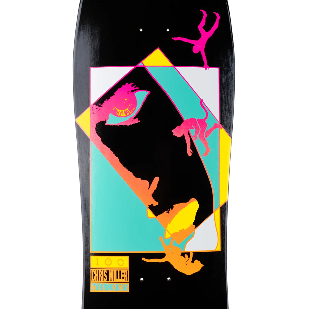 Welcome Chris Miller Miller Faces On Crossbone Deck 10" Black Dip ...